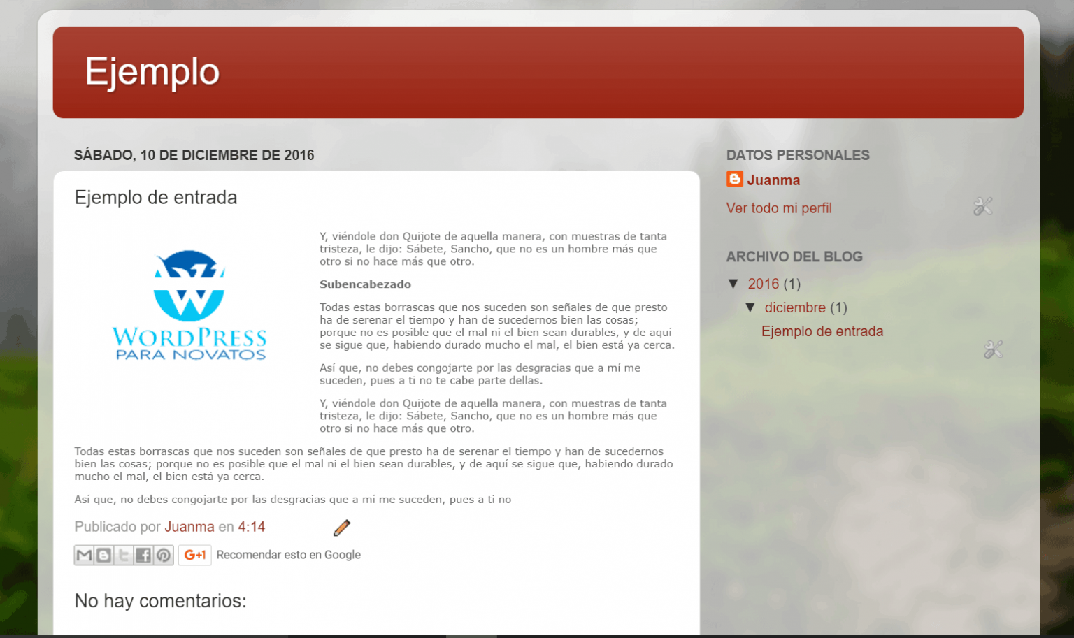 Crear un Blog Gratis en WordPress | WPnovatos