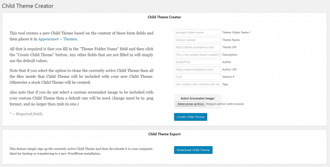 Crear Un ChildTheme Para Genesis Con DevKit » WPnovatos